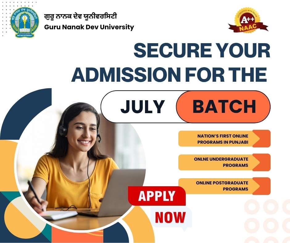 About us - Guru Nanak Dev University